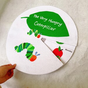 The Very Hungry Caterpillar Wheel Circle Retelling Story/felt Flannel ...