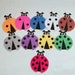10 Ladybugs Felt Set Moveable Wings/numbers 1-10/math Spring Flannel ...