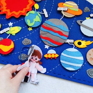 Planets Solar System Felt Book/my Space Book/outer Space/astronaut ...