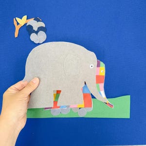 Elmer/the Story of a Patchwork Elephant/felt Story Set/teaching ...