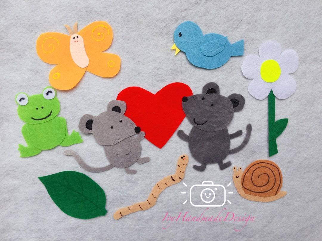 Mouse's First Spring Felt Story/season Flannel Board/preschool/teacher ...