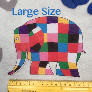 Elmer/the Story of a Patchwork Elephant/felt Story Set/teaching ...