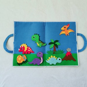 Five Little Dinosaurs Jumping on the Bed Felt Story/ece/circle Time ...