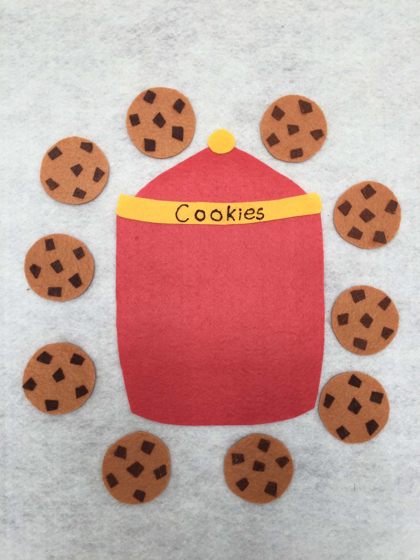 Who Stole the Cookie from the Cookie Jar Felt Story/Flannel | Etsy