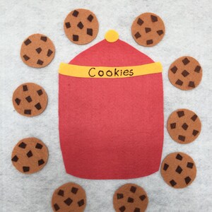 Who Stole the Cookie From the Cookie Jar Felt Story/flannel Board ...