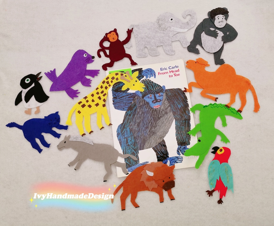 From Head to Toe Felt Story/flannel Board/circle Time/teaching Resource ...