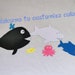 Slippery Fish Felt Set/flannel Board Set/preschool/colors/creative Play ...