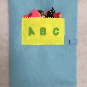 File Folder Game/alphabet Matching/letters/kindergarten/flannel Board ...