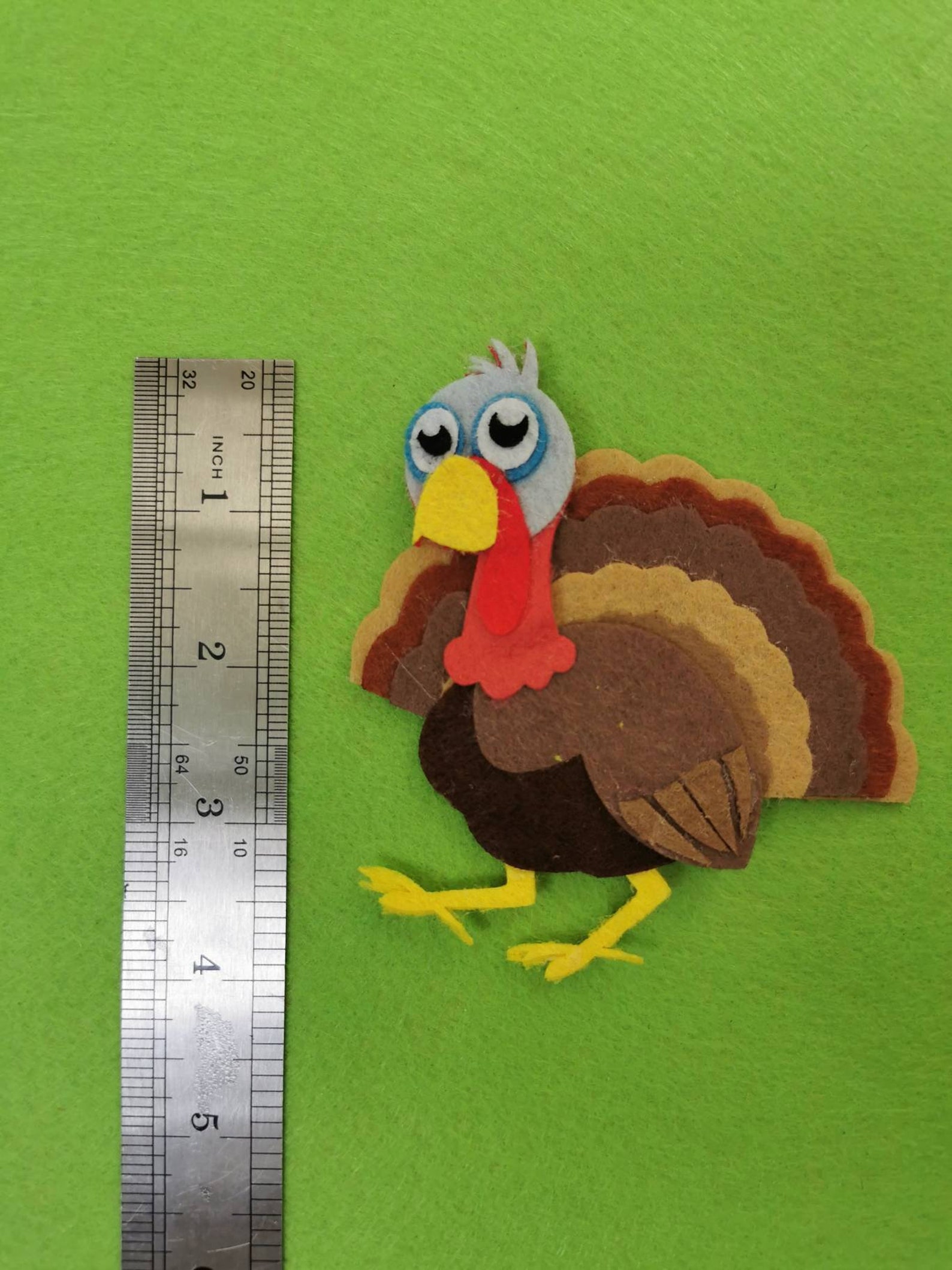 Five fat turkeys Flannel Board Felt story song/Thanksgiving | Etsy