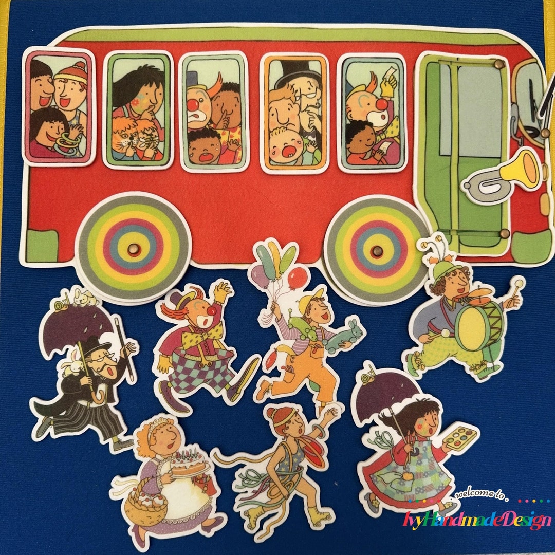 Ten Fat Sausages Felt Board Set/10 Hot Dogs/wheels on the Bus Laser Cut ...