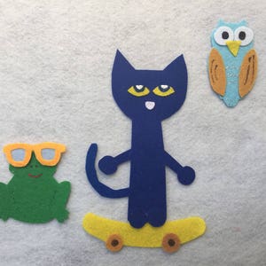 Pete the Cat and His Magic Sunglasses Felt Board Story/circle Time ...