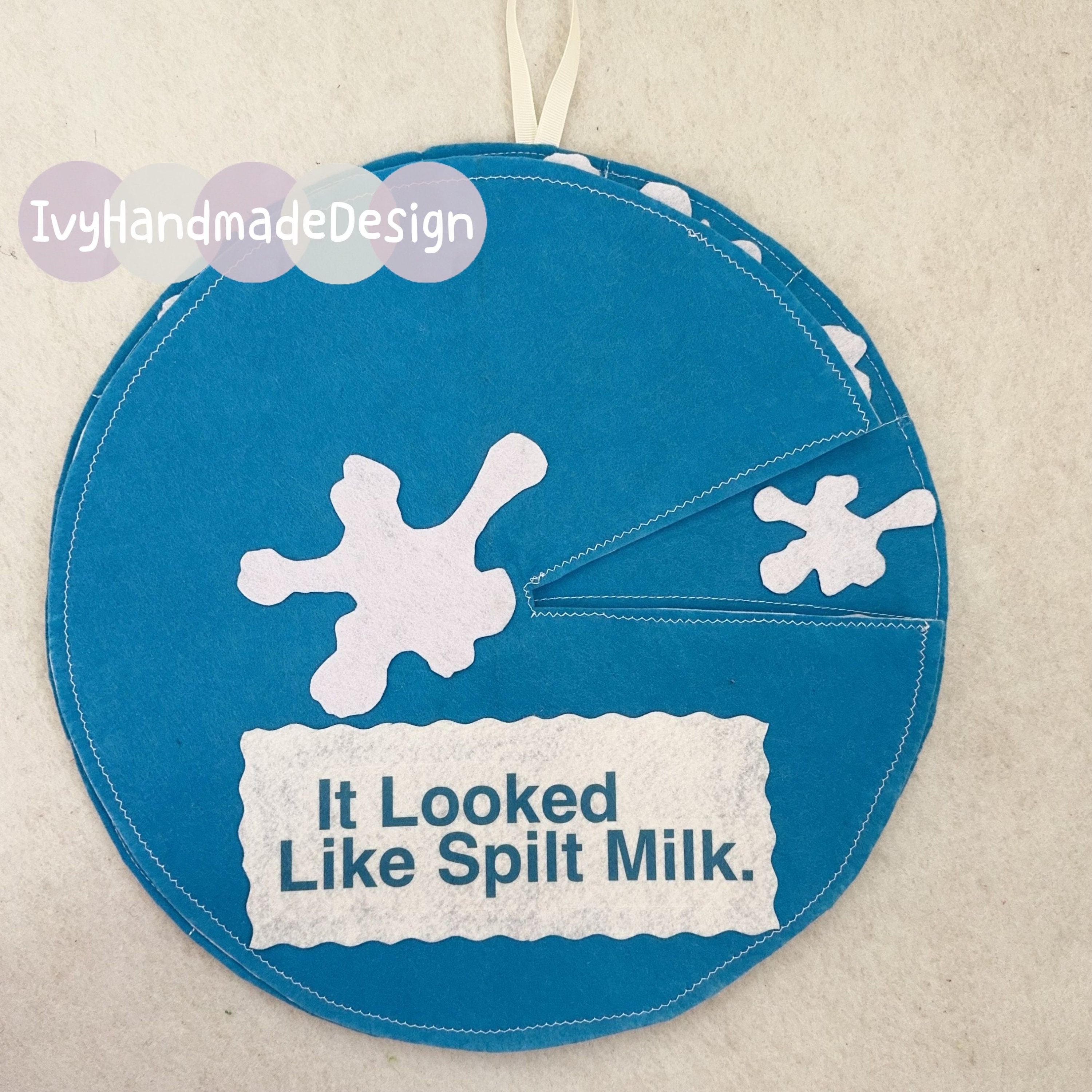 It Looked Like Spilt Milk Wheel Game/felt Board/circle Time/felt ...