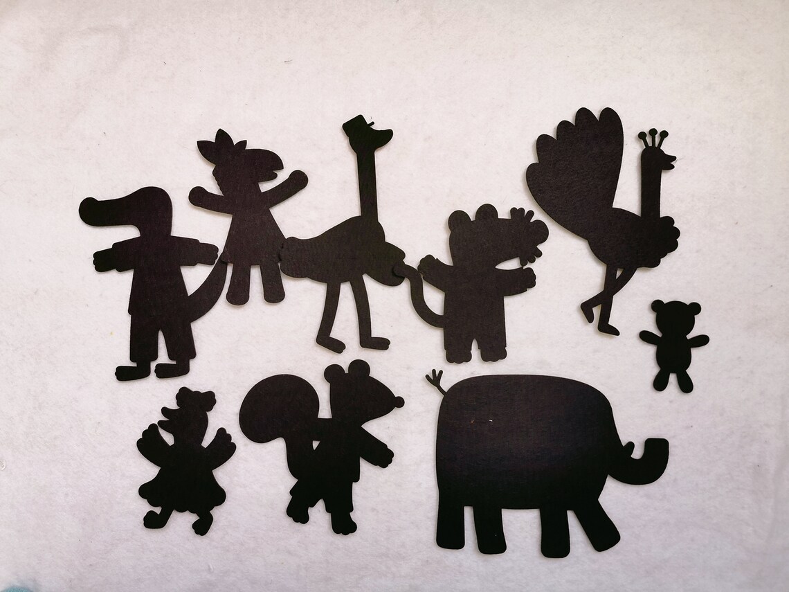 Maisy Mouse Friends Laser Cut Felt Story/flannel Board/preschool ...