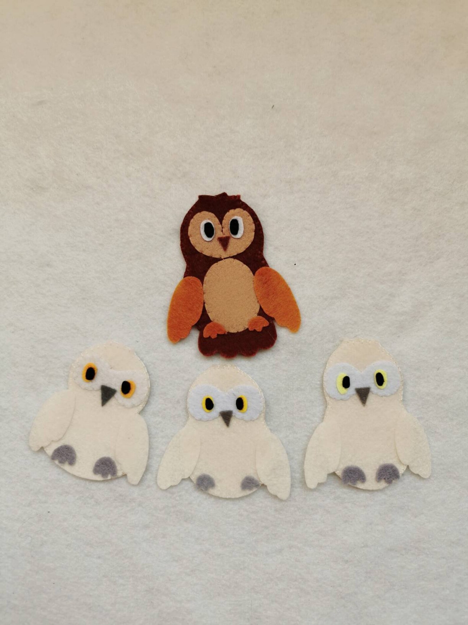 Owl Babies Felt Story/baby Owls Finger Puppets/flannel | Etsy