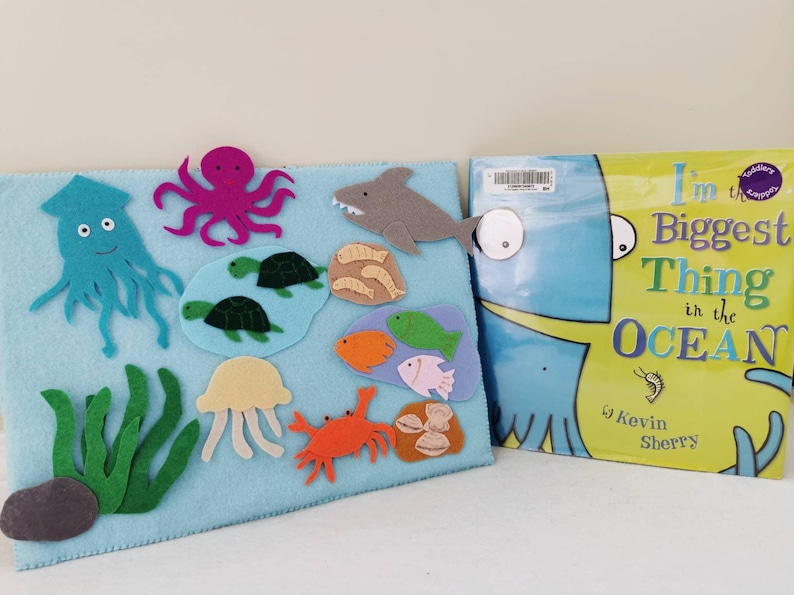 I'm the Biggest Thing in the Ocean Children Story Flannel | Etsy