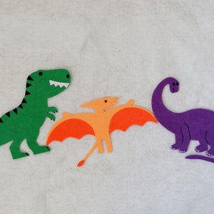Five Little Dinosaurs Felt Story/ece/kid Dino Song Circle Time/flannel ...