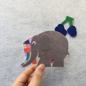 Elmer/the Story of a Patchwork Elephant/felt Story Set/teaching ...