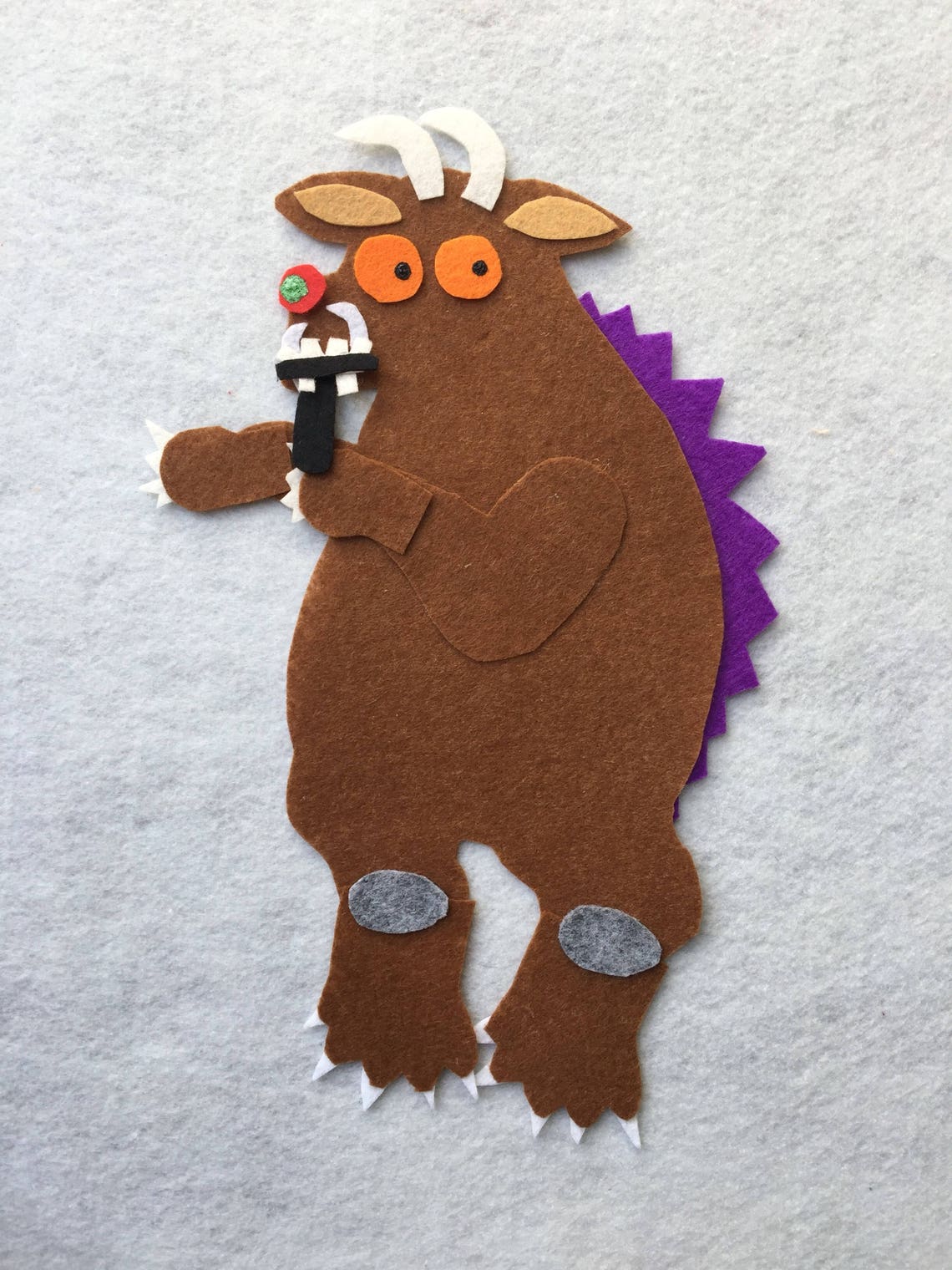 The Gruffalo Hand Puppet/flannel Board/felt - Etsy Canada
