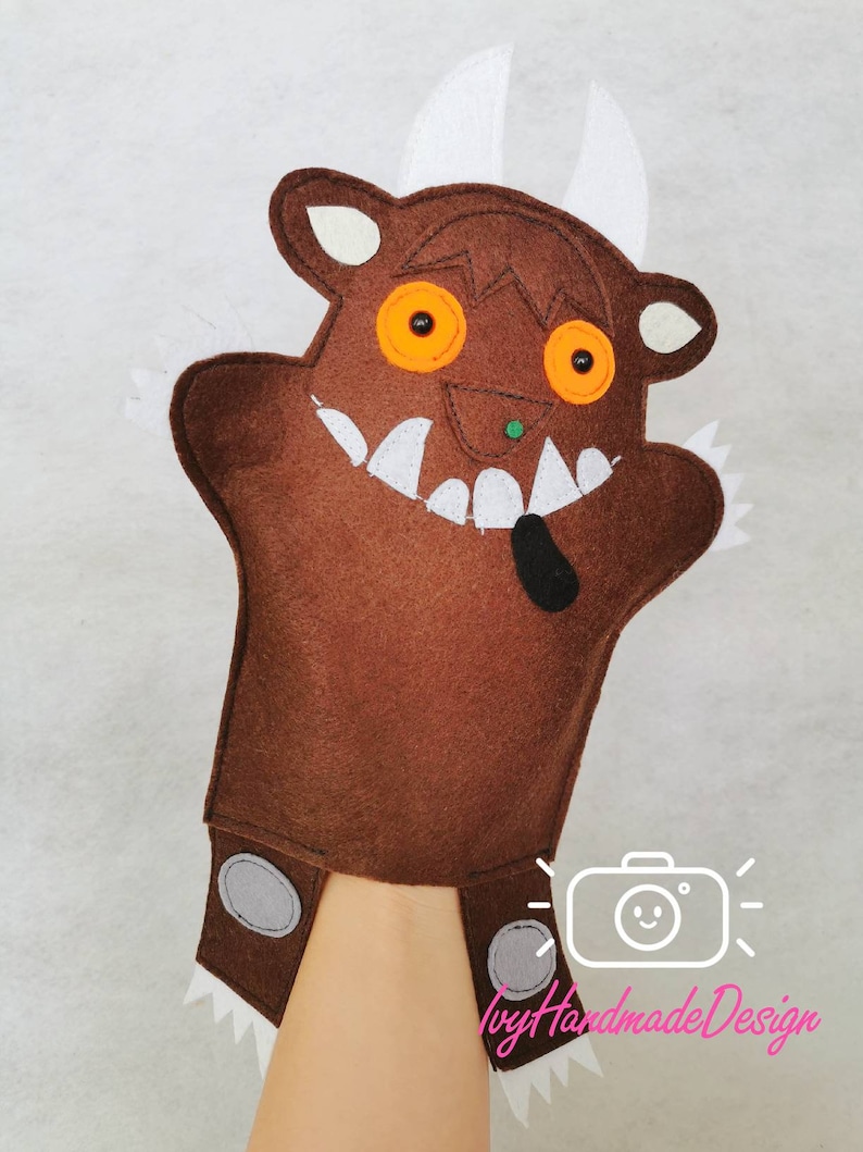 The Gruffalo Hand Puppet/flannel Board/felt - Etsy UK