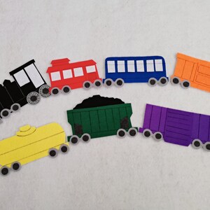 Clickety-clack! All Aboard Train Felt Story/freight Train Flannel Board ...