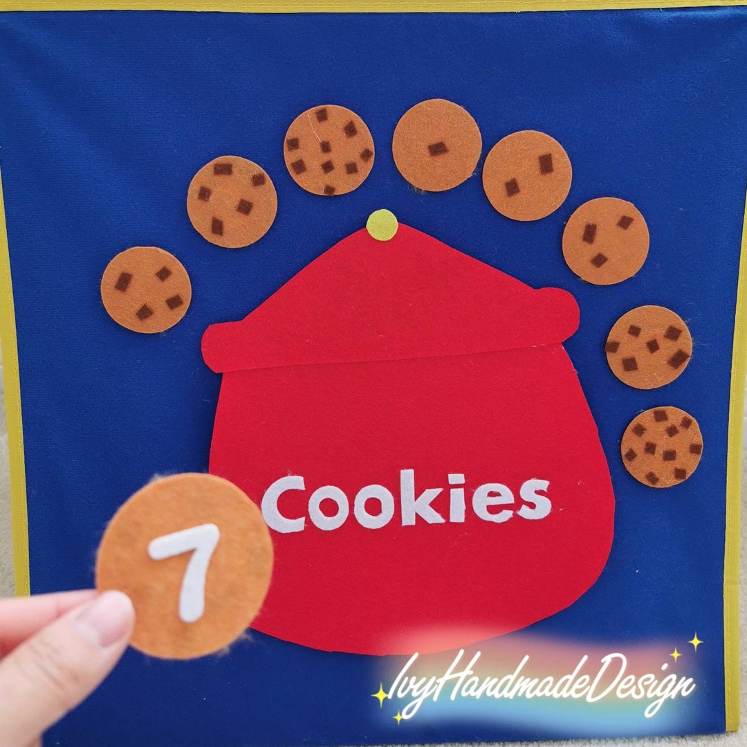 10 Little Cookies Felt Board Story/who Stole the Cookies From the ...