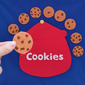 10 Little Cookies Felt Board Story/who Stole the Cookies From the ...