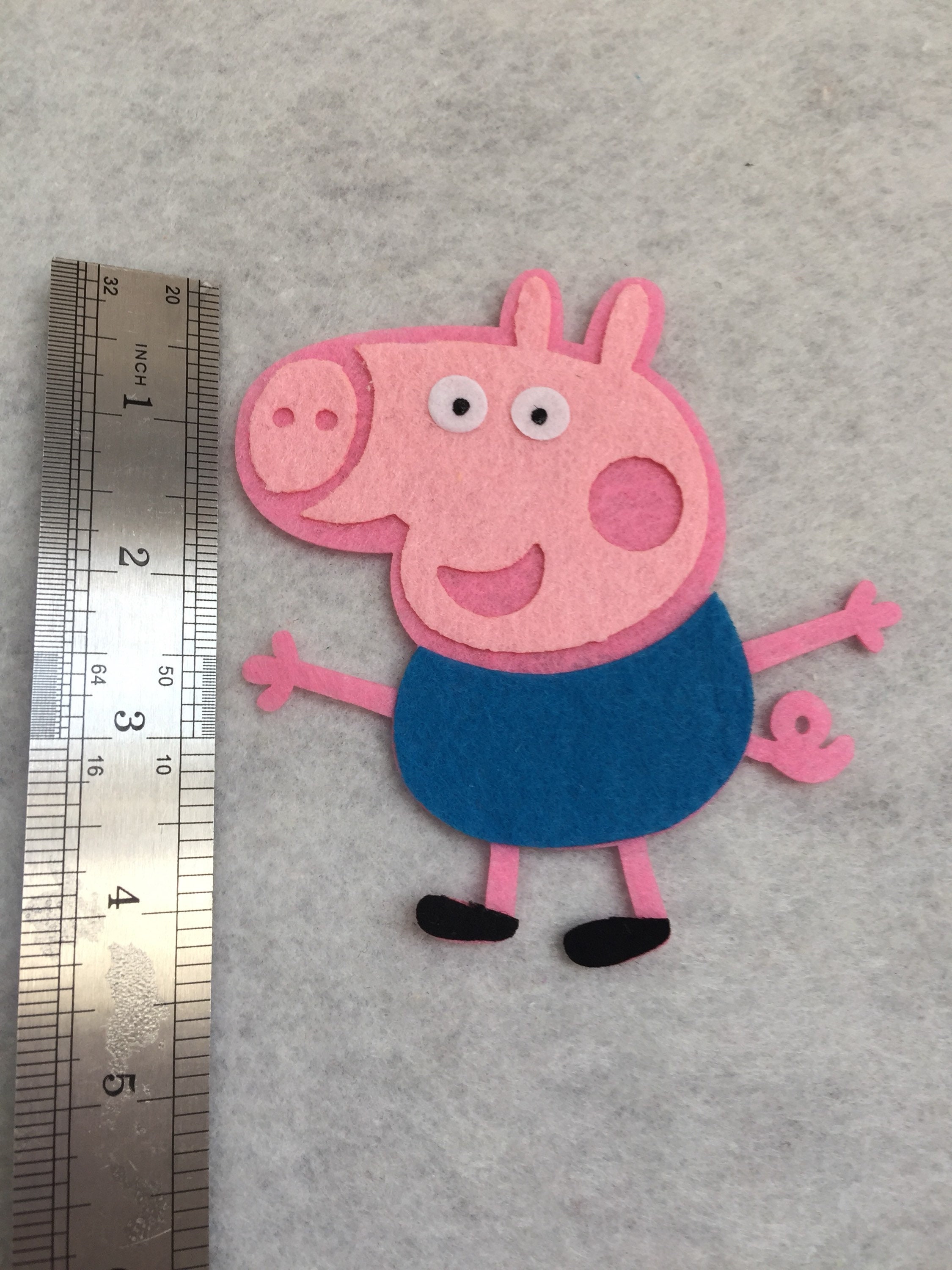 Peppa Pig Felt Toy Set/felt Board Pig/peppa Family Play - Etsy Canada