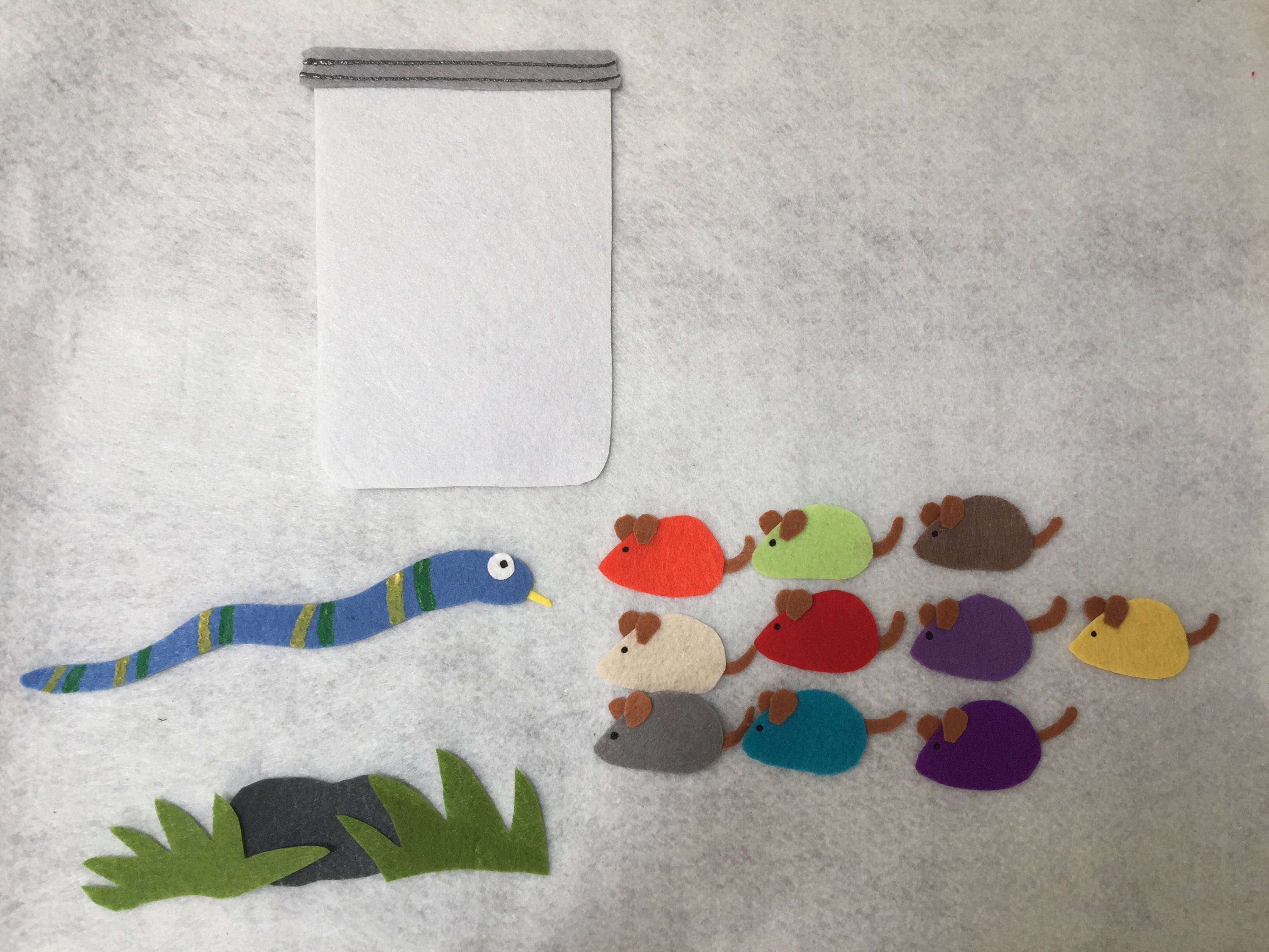 Mouse Count Felt Story Set/teaching Resource/flannel - Etsy Canada