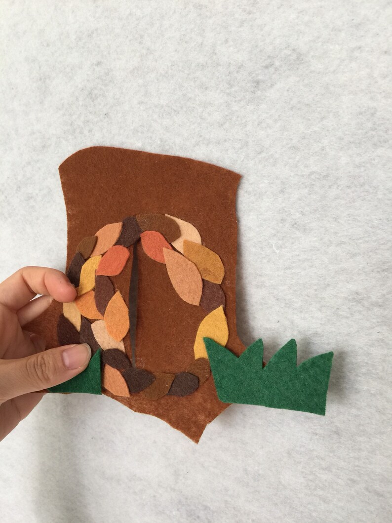 Apple Trouble Felt Story/hedgehog Flannel Board/animal/circle | Etsy