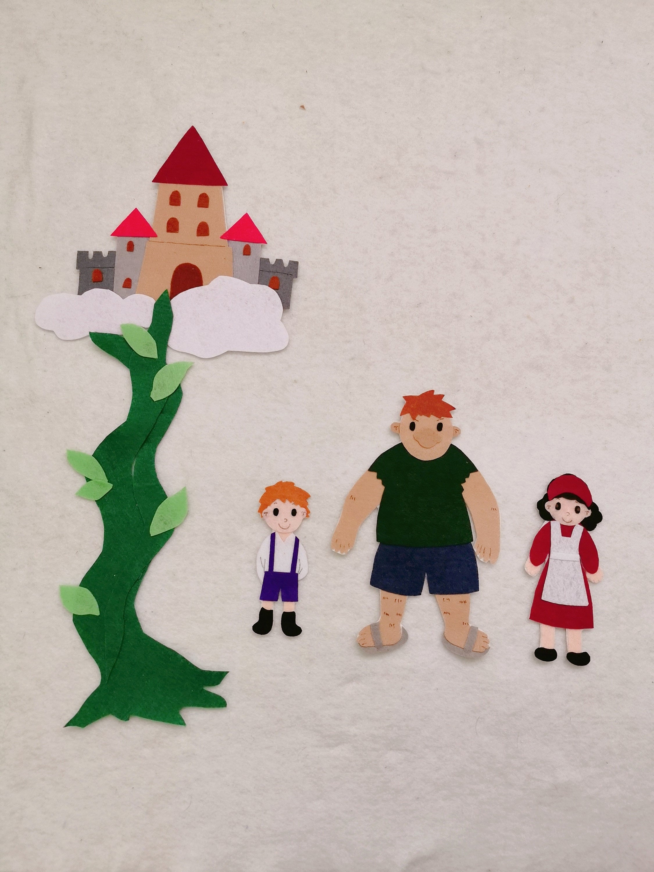 Jack and the Beanstalk Giant Felt Story/flannel Board/creative Play ...
