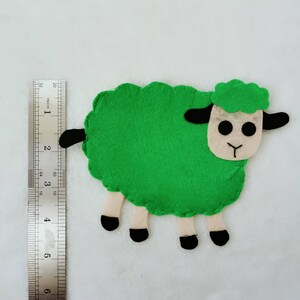 Mary Had a Colorful Lamb Flannel Board Story/10 Little Sheep Felt Board ...