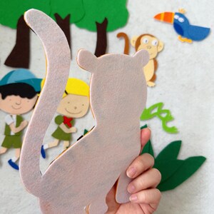 Walking in the Jungle Singalong Felt Story/flannel Board/circle Time ...