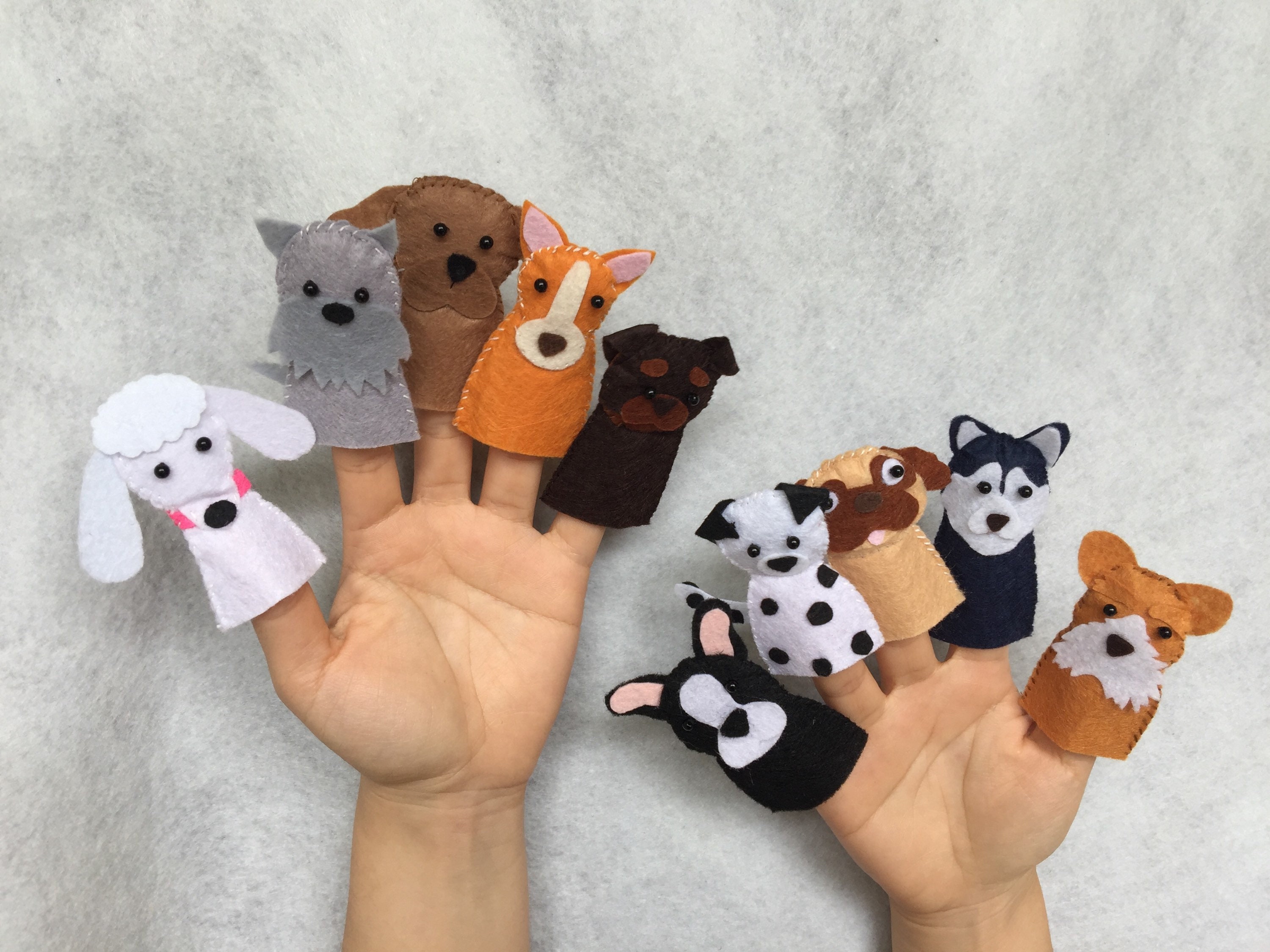Dog Felt Finger Puppet/custom Your Dog/personalized - Etsy Canada
