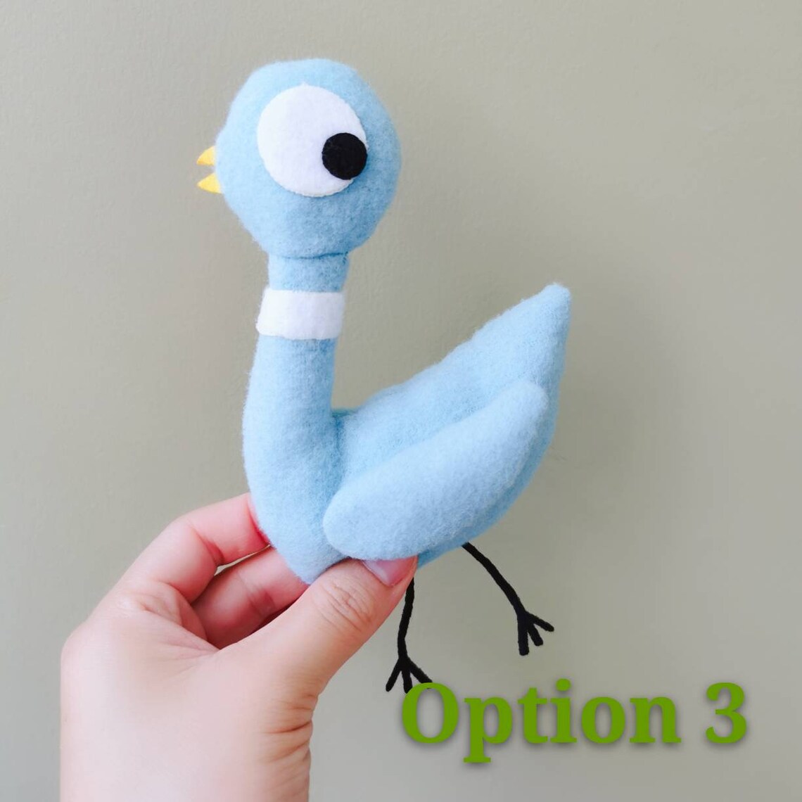 The Pigeon Plush Toy/pigeon Doll Felt Story Book/stuffed - Etsy