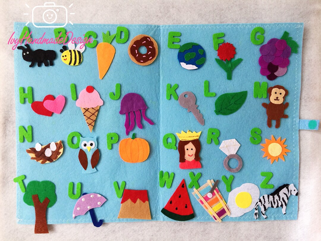 File Folder Game/alphabet Matching/letters/kindergarten/flannel Board ...