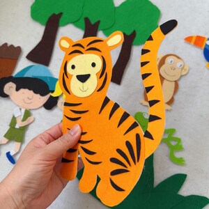 Walking in the Jungle Singalong Felt Story/flannel Board/circle Time ...