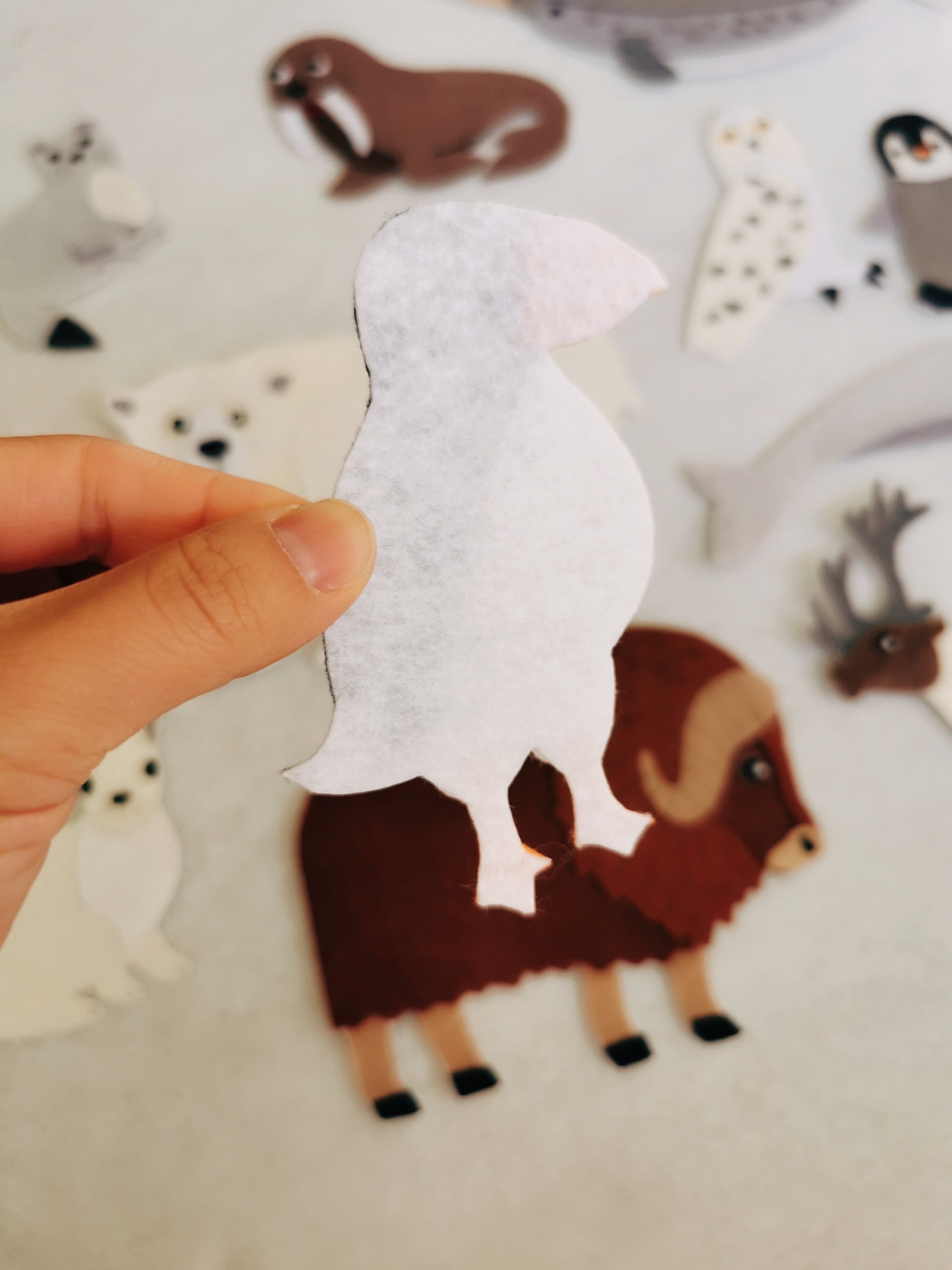 Arctic Animals Felt Story/preschool Flannel Board Winter Theme - Etsy