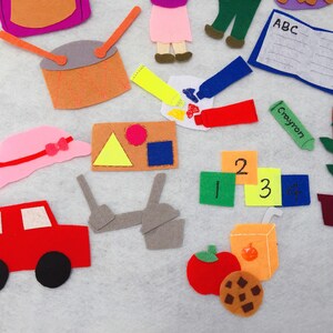 Mouse's First Day of School Felt Story/flannel Board/preschool/teacher ...