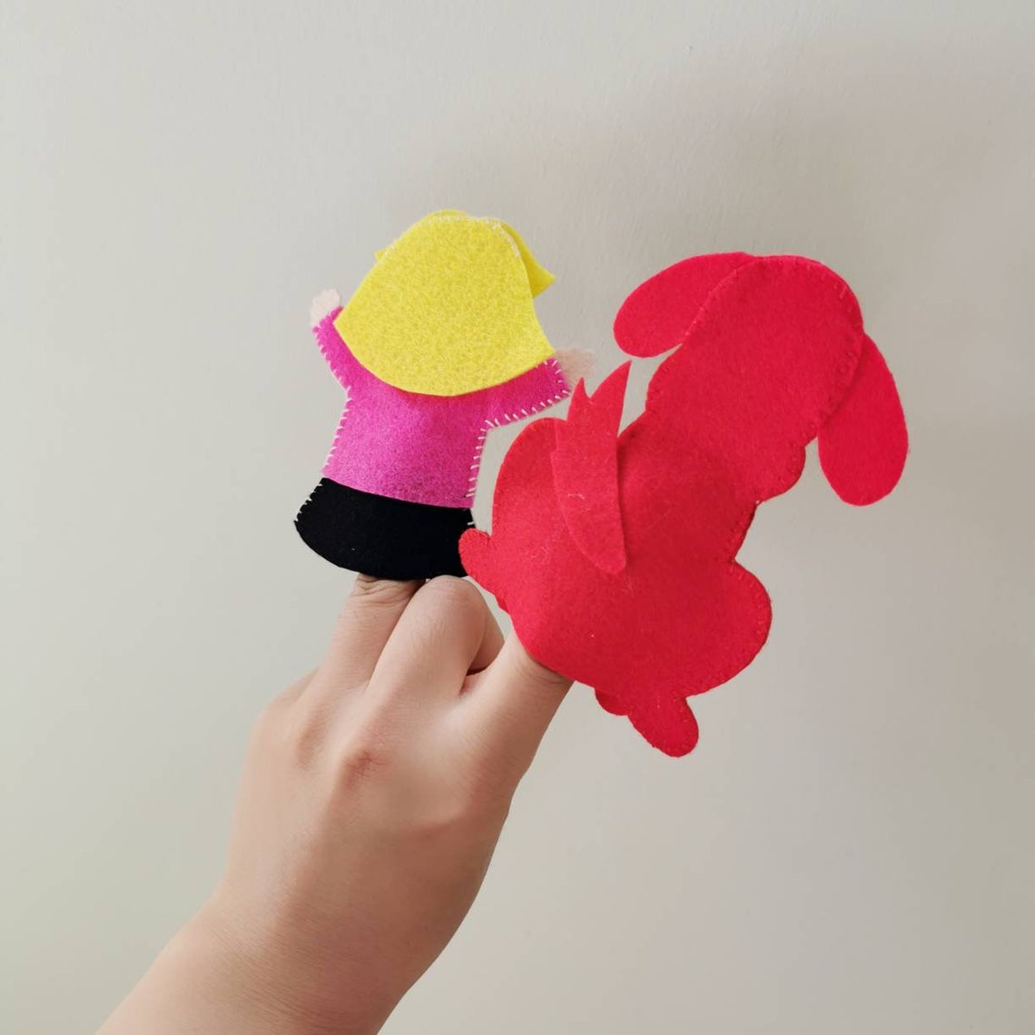 Clifford the Big Red Dog & Emily Felt Story/finger - Etsy