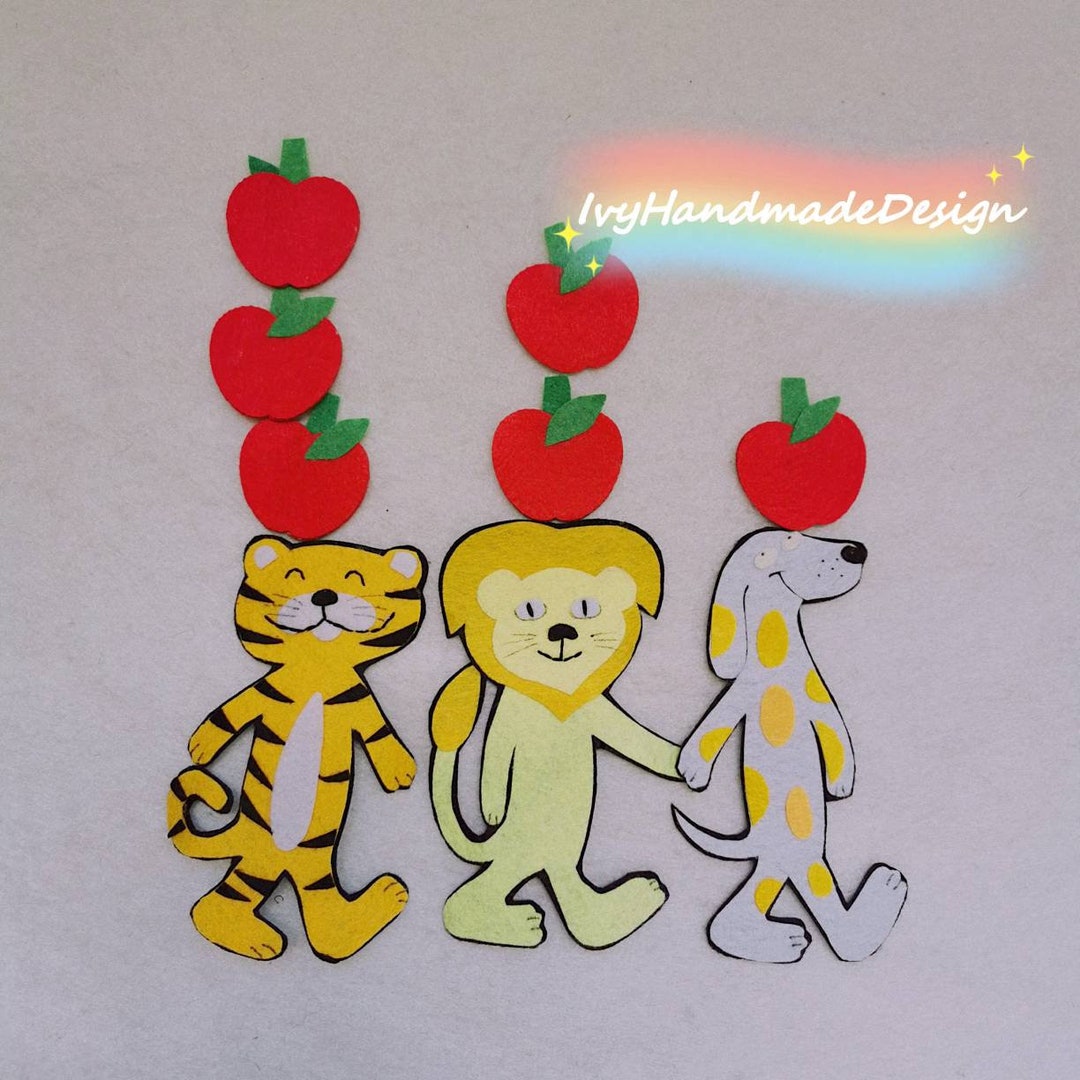 Ten Apples up on Top Felt Board Story/flannel Board/imagination ...