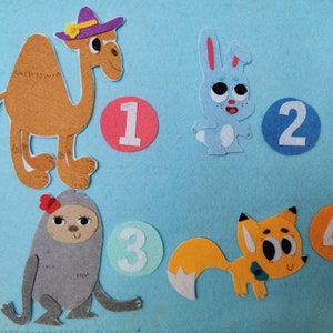 Alice the Camel Felt Story/counting Flannel Board/preschool/circle Time ...
