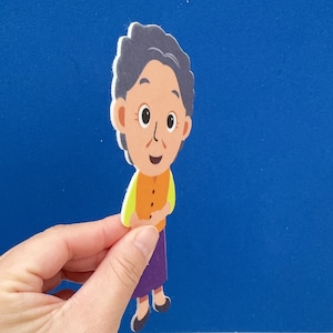 Laser-cut Family Finger Puppets/bingo Daddy Fingers Glove/mommy Finger ...