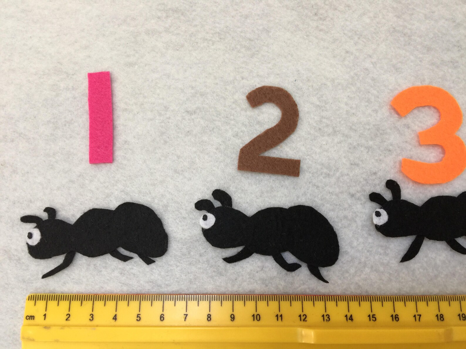 Five Hungry Ants Felt Set/the Ants Go Marching/teacher - Etsy