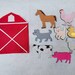Who's Behind Barn Door Game/farm Animal Felt Board Story/flannel Board ...