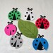10 Ladybugs Felt Set Moveable Wings/numbers 1-10/math Spring Flannel ...
