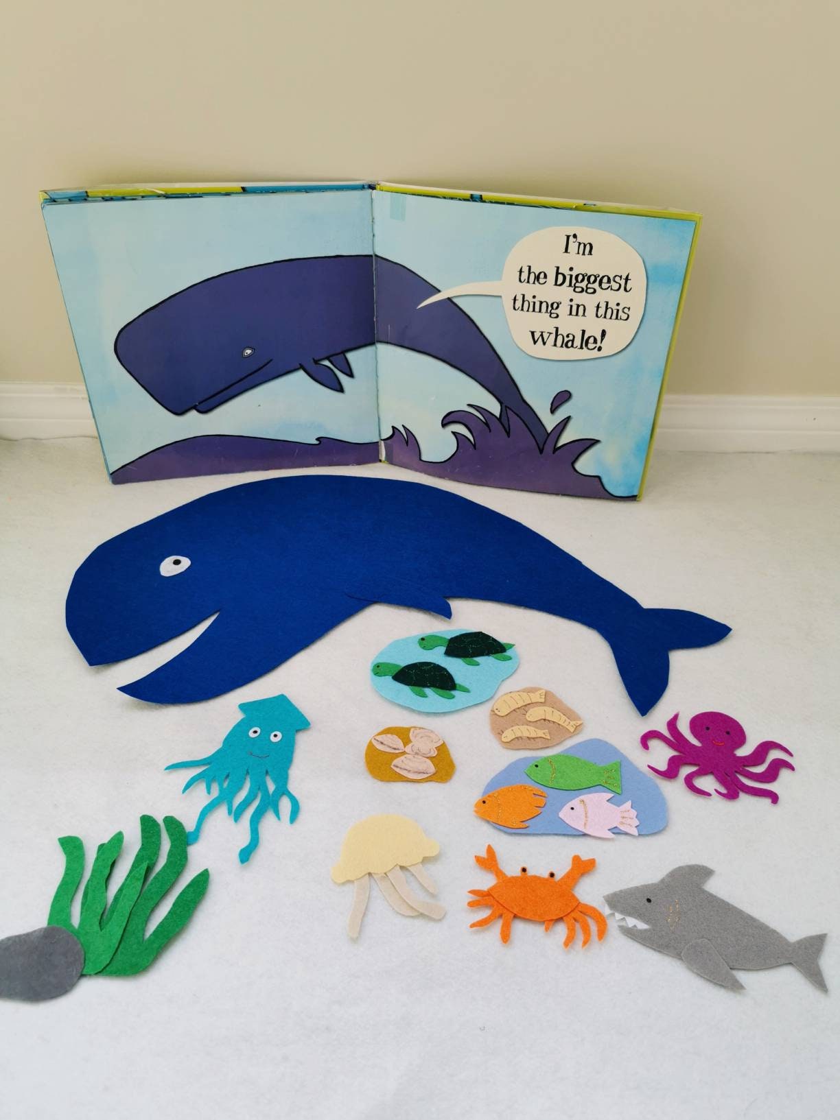 I'm the Biggest Thing in the Ocean Children Story Flannel - Etsy Canada