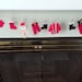 Santa's Christmas's Washing Line Bunting Garland/santa Claus Laundry ...