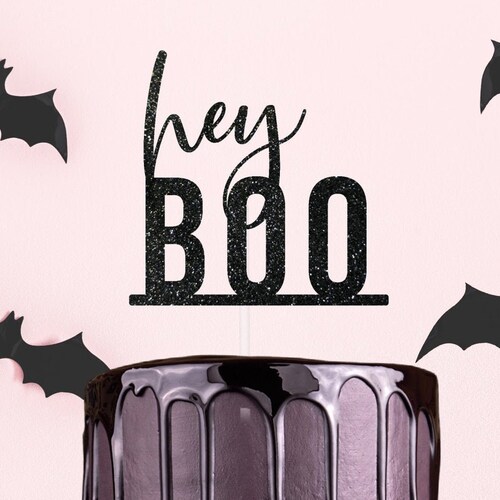 Boo Cake Topper Halloween Cake Topper - Etsy
