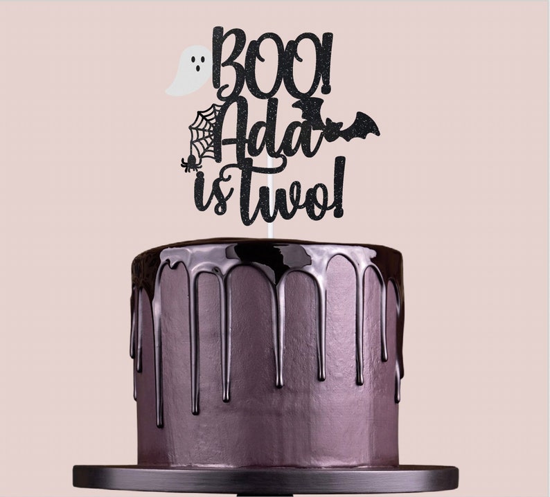 Boo Cake Topper Halloween Cake Topper - Etsy