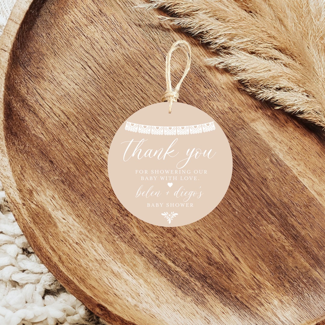 Cielito Lindo Circle Favor Tag, Party Favor Circle Tag, Tag Para ...
